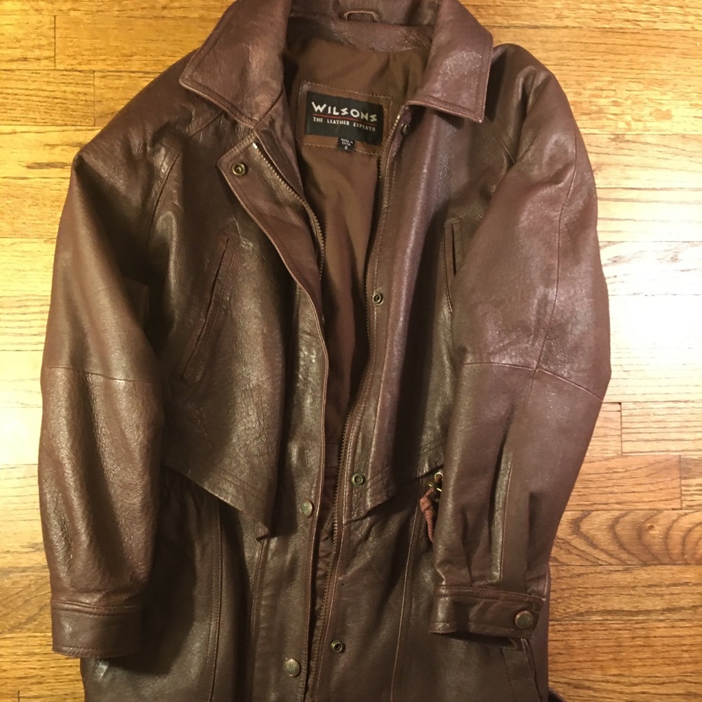 Wilson Leather Experts Men’s Long Brown Leather - Gem